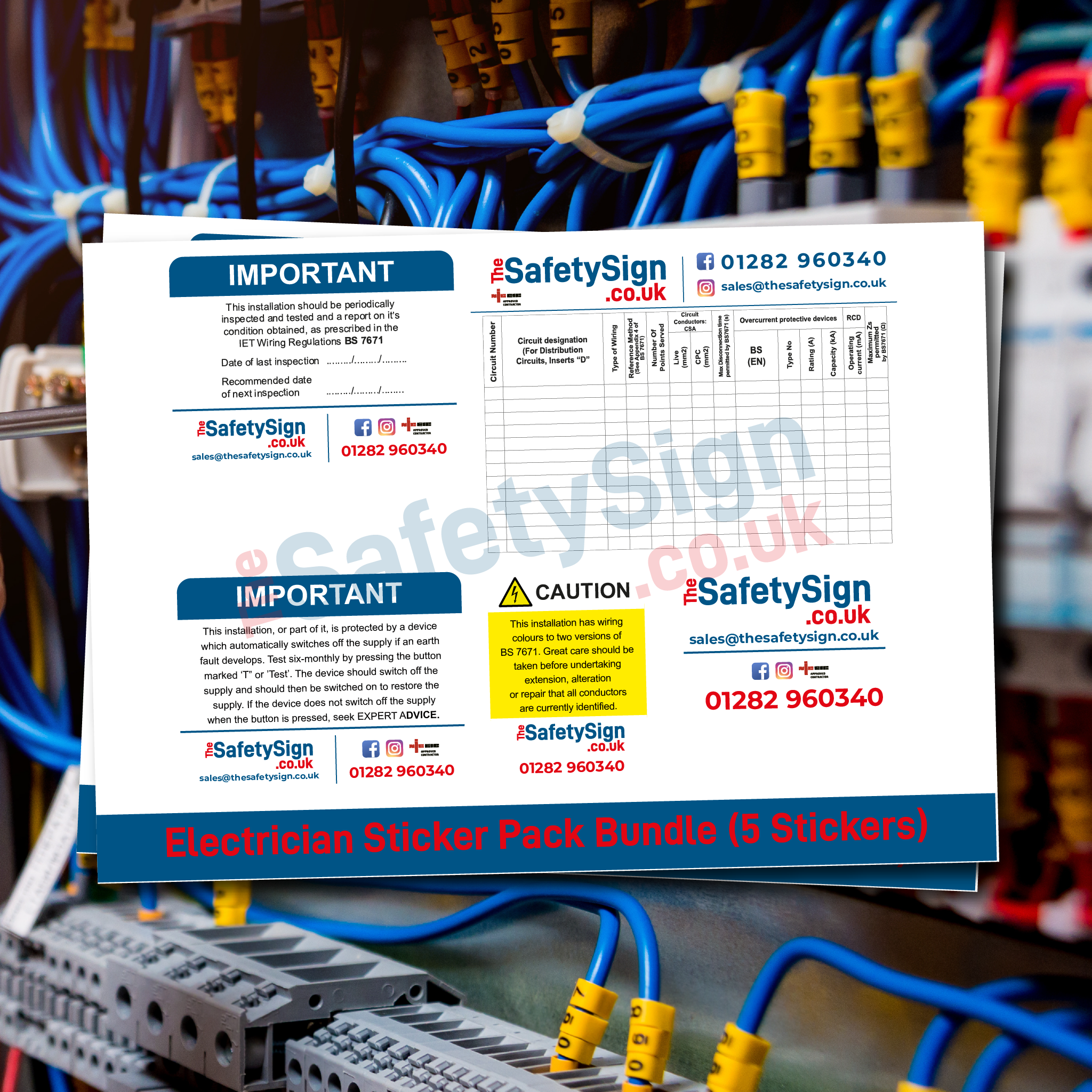 Custom Electricians Safety Stickers - Enhance Safety & Compliance – The ...