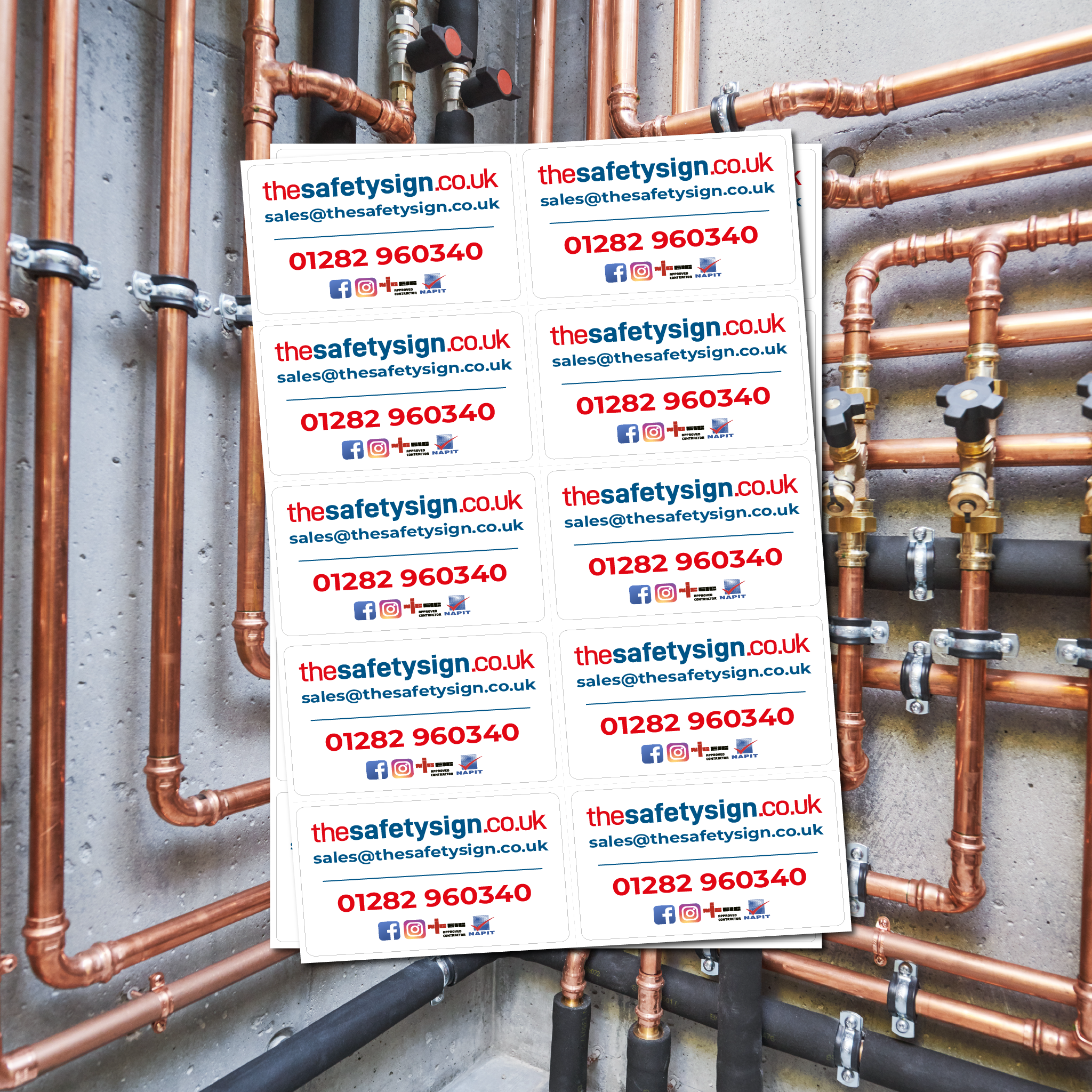 Plumbers Stickers - Business Detail, Appliance Service & Service Stickers