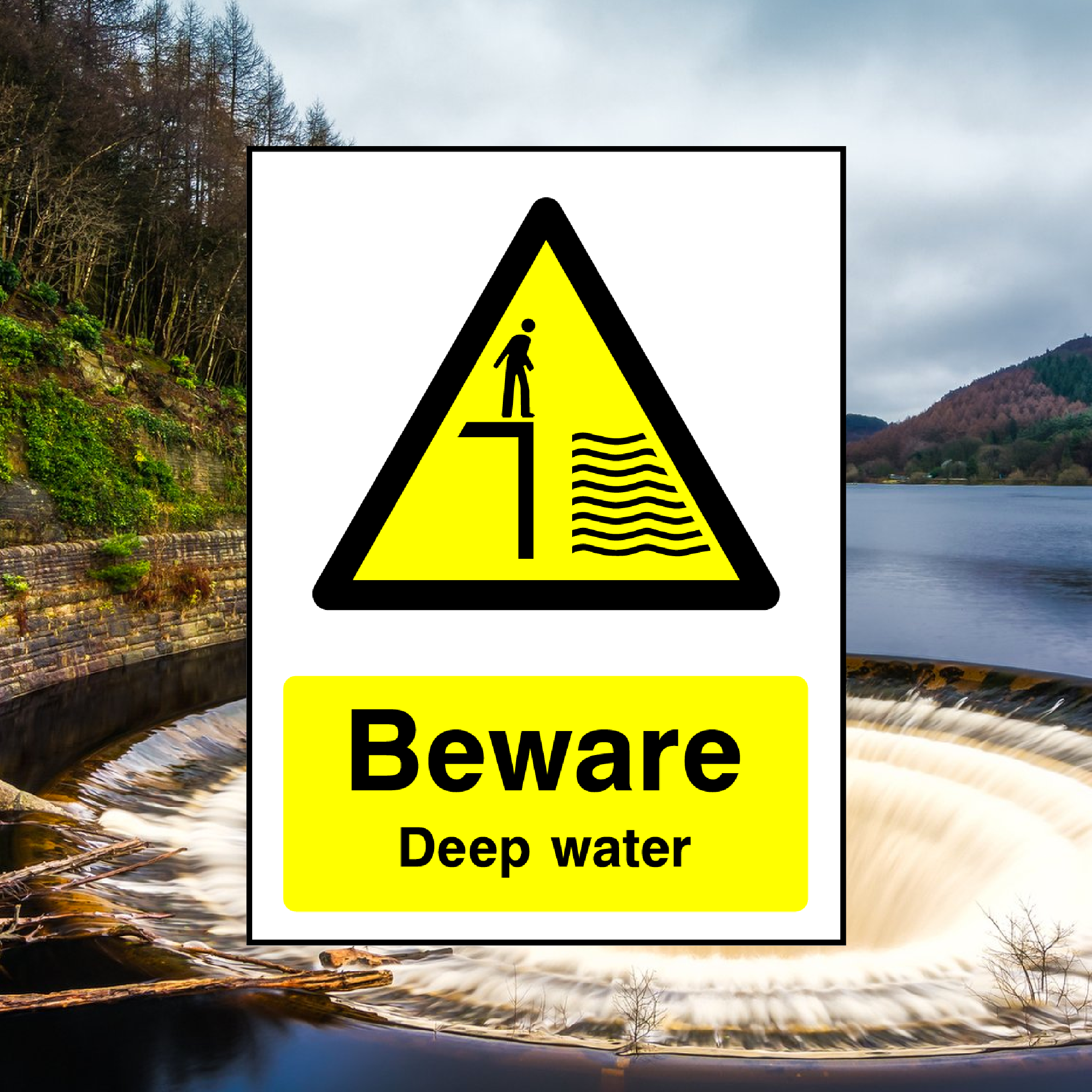 Water Safety Signs | Deep Water Signs - The Safety Sign