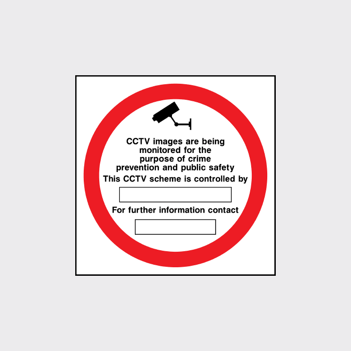 CCTV Signs | CCTV Warning Signs - The Safety Sign