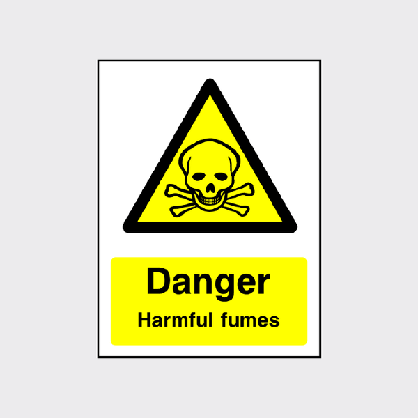 Danger Harmful Fumes Sign | Promote Workplace Safety