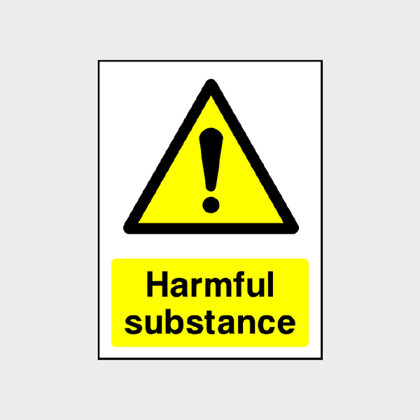 Harmful Substance Sign | Ensure Workplace Safety