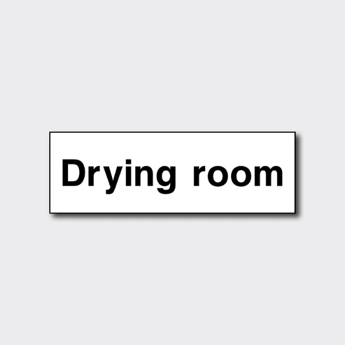 Drying Room Sign - The Safety Sign