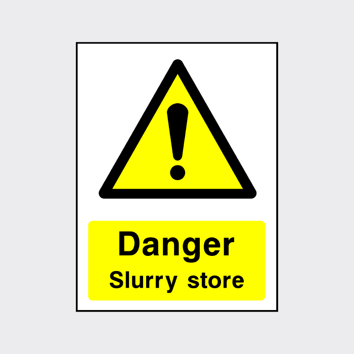 Danger Slurry Store Sign | Warn of Hazardous Areas
