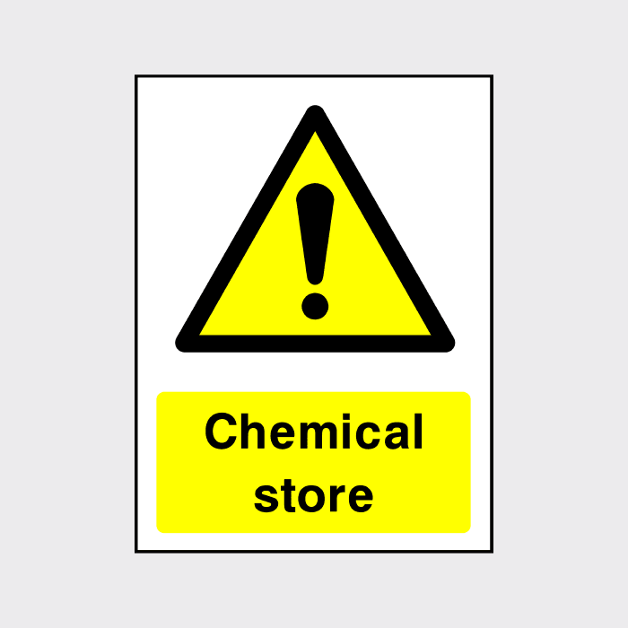 Chemical Store Sign | Ensure Workplace Safety & Compliance