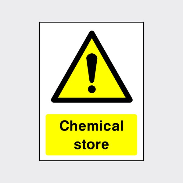 Chemical Store Sign | Ensure Workplace Safety & Compliance