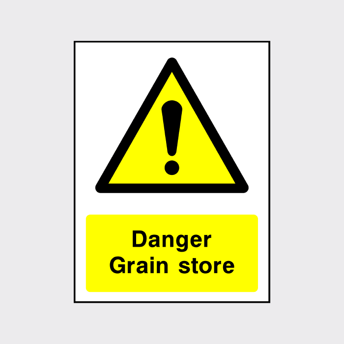 Danger Grain Store Sign | Ensure Agricultural Safety