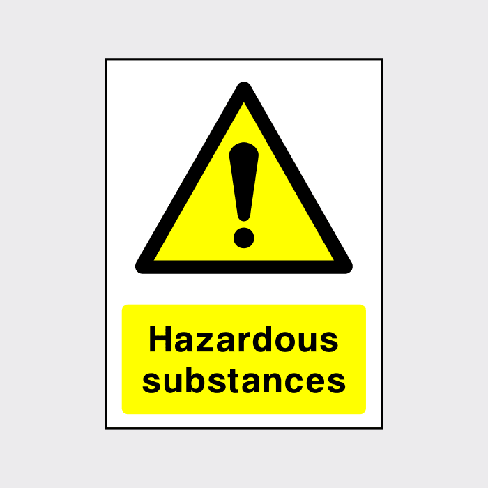 Hazardous Substances Sign | Ensure Workplace Safety