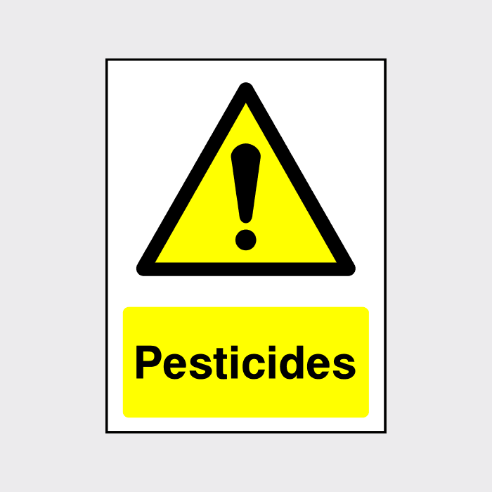 Pesticides Sign | Warn of Chemical Hazards & Ensure Safety
