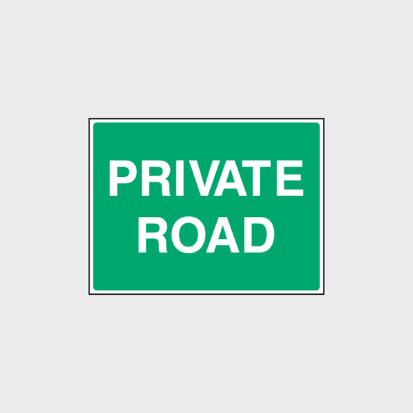 Private Road Sign – Secure Your Property with Durable Signage - The ...