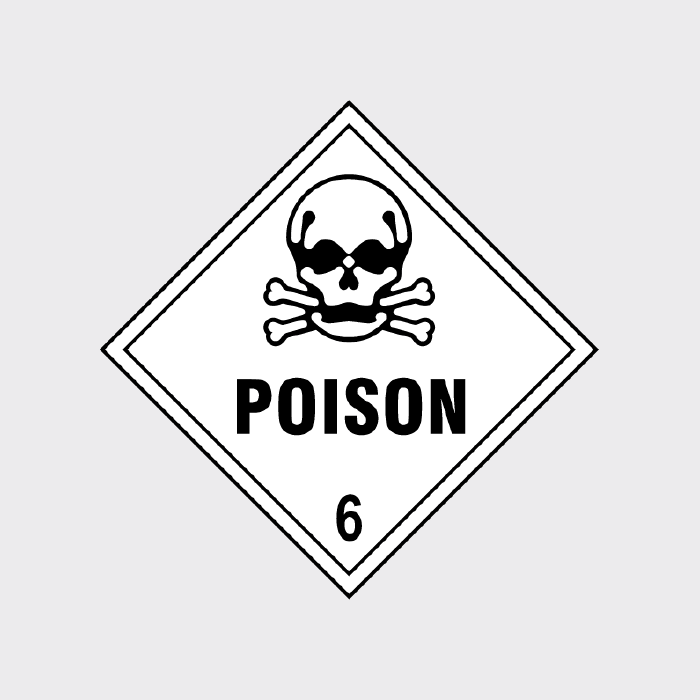 Poison Class 6 Diamond Sign - The Safety Sign