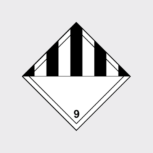 Class 9 Hazard Diamond Sign