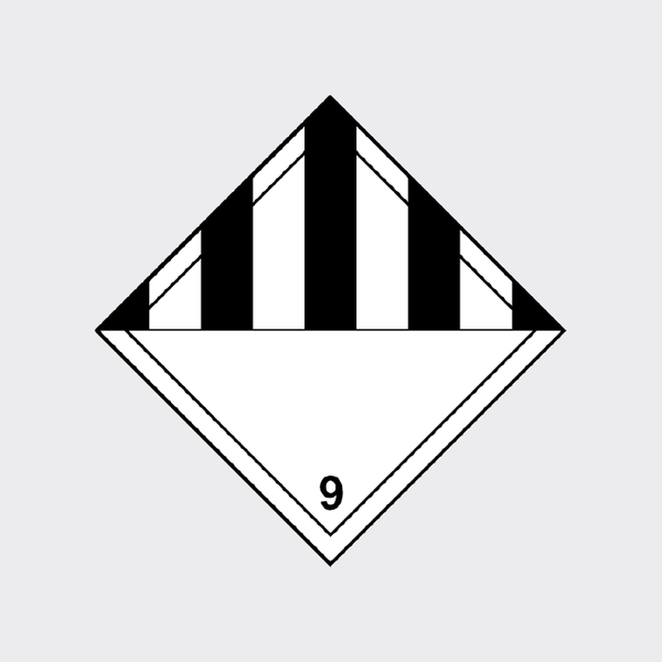 Class 9 Hazard Diamond Sign - The Safety Sign