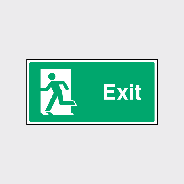 Emergency Exit Left Sign | Essential Fire Safety Sign