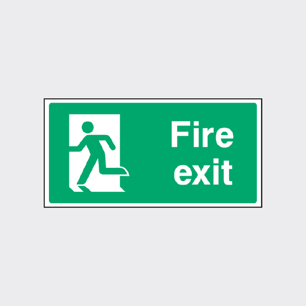 Fire Exit Left Sign | Essential Safety Signage