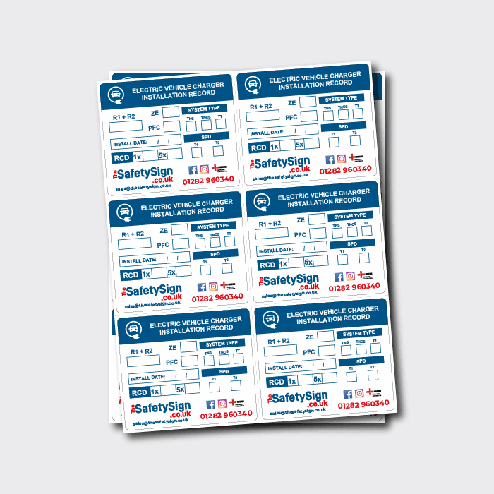 Electric Vehicle Charger Installation Stickers - Free Sharpie & Fast ...