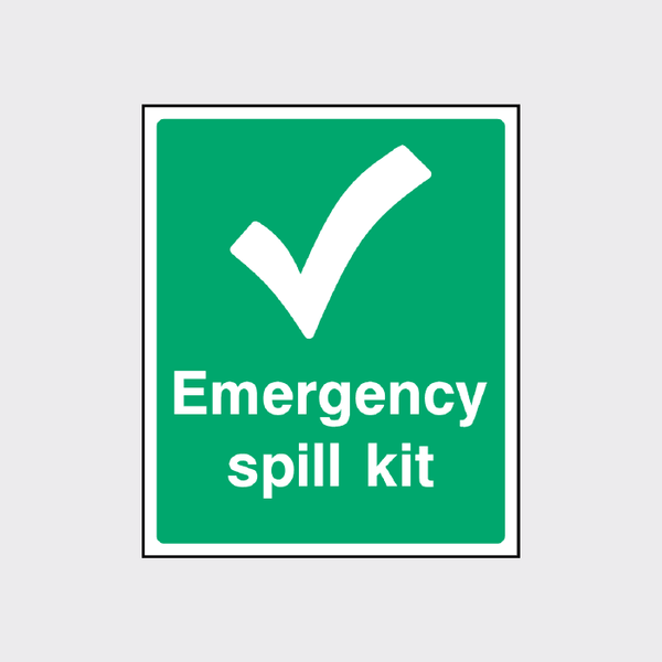 Emergency Spill Kit Sign | Workplace Safety Notice