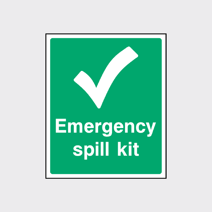 Emergency Spill Kit Sign | Workplace Safety Notice