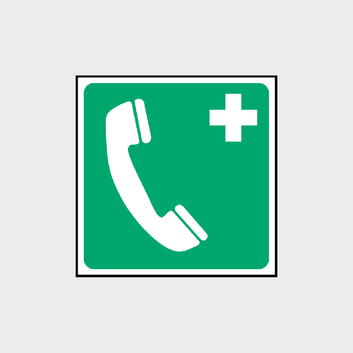 First Aid Telephone Sign | Emergency Contact Notice