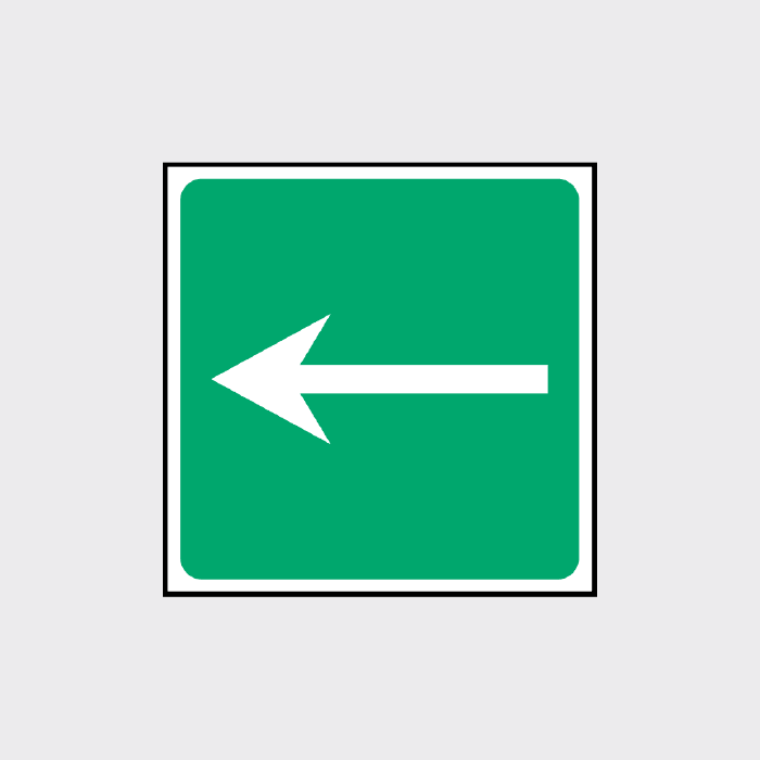 First Aid - Left Arrow Sign - FAID0021 – The Safety Sign Shop