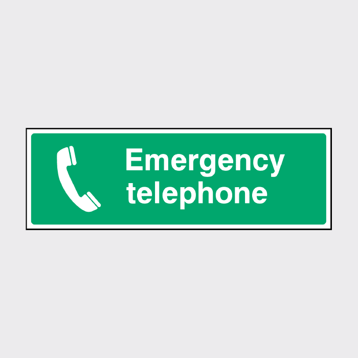 First Aid - Emergency Telephone Signage - FAID0027 - The Safety Sign