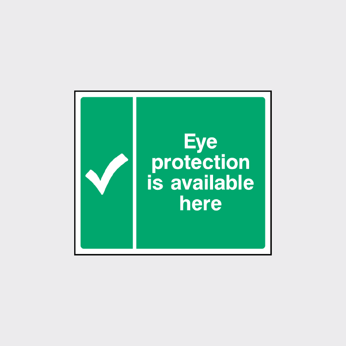 Eye Protection Is Available Here Sign | Workplace Safety