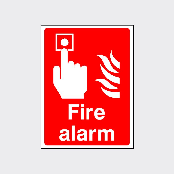 Fire Alarm Sign | Fire Safety Notice