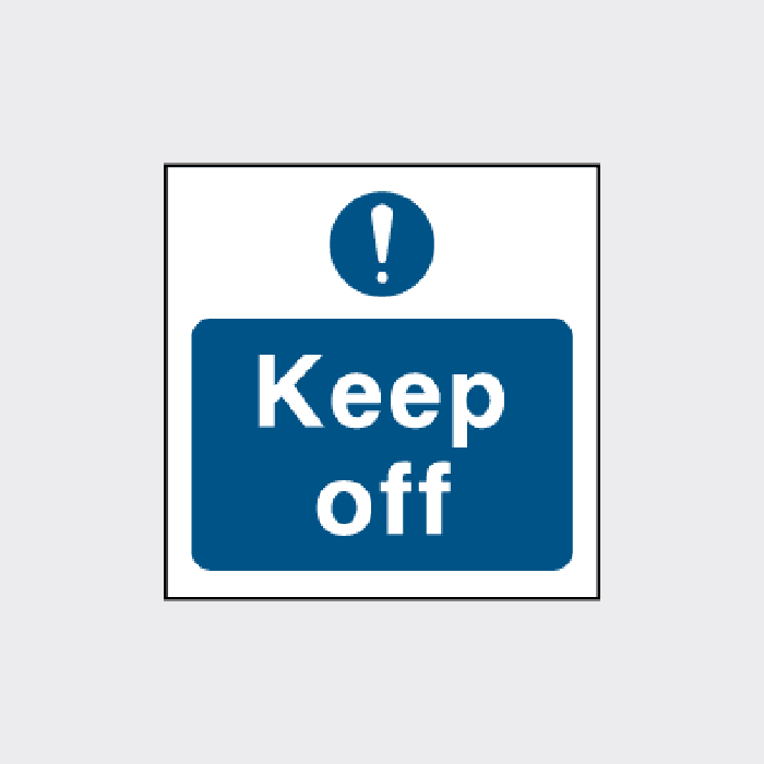 Keep Off Fire Prevention Sign | Fire Safety Notice