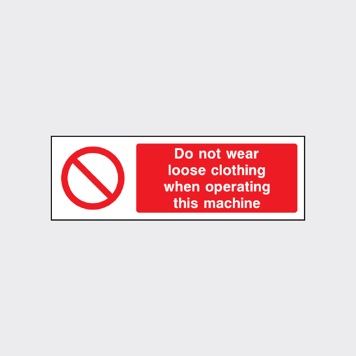 Machine Safety Signs & Warning Signs