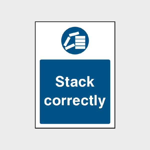 Stack Correctly sign Portrait