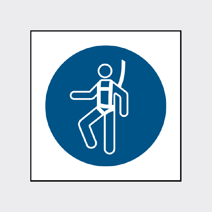 Wear Safety Harness signs - MACH0052 – The Safety Sign Shop