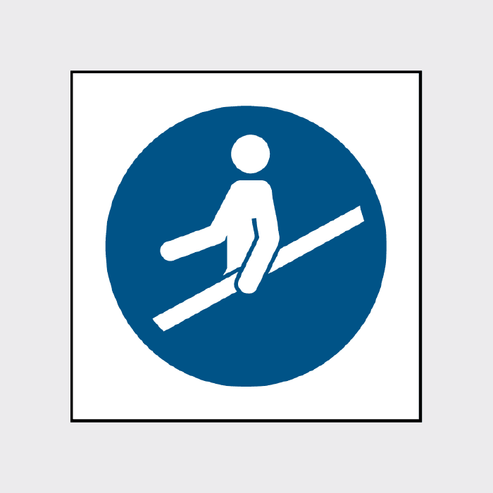 Use Handrail Sign | Mandatory Safety Signs - Buy Now