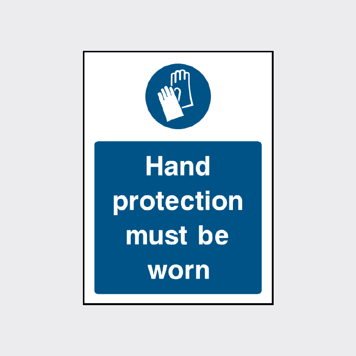 Hand protection must be worn sign - The Safety Sign