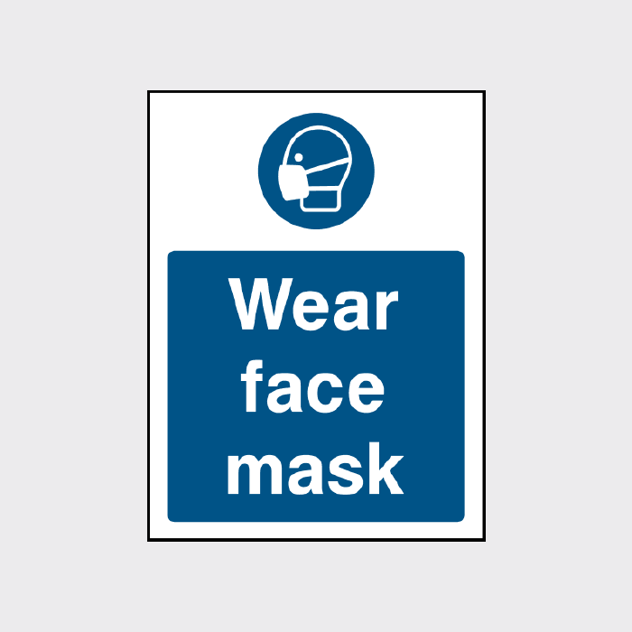 Wear face mask sign - The Safety Sign