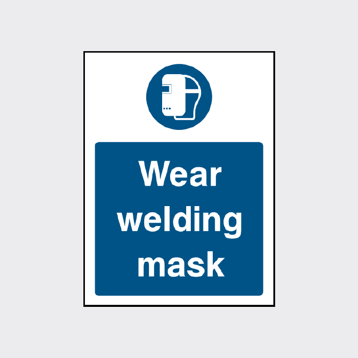 Wear welding mask sign - The Safety Sign