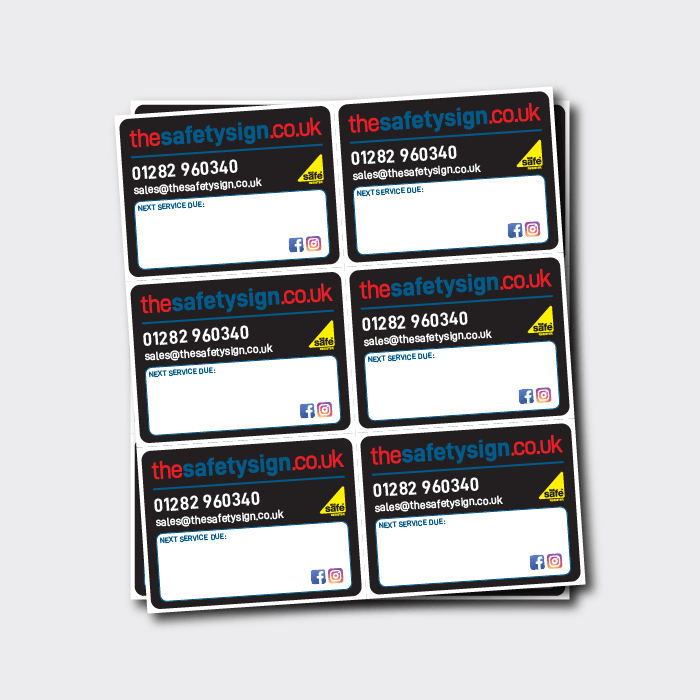 Custom Plumbers Service Stickers - Free Artwork Setup & Sharpie Pen