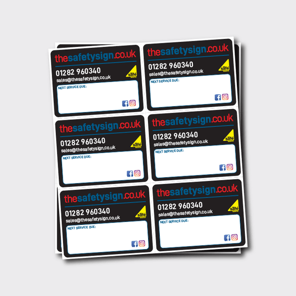 Custom Plumbers Service Stickers - Free Artwork Setup & Sharpie Pen