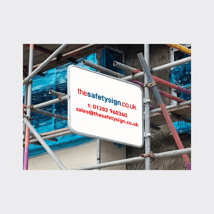 Scaffold Signs with Steel Frame | Custom Scaffolding Advertising Sign